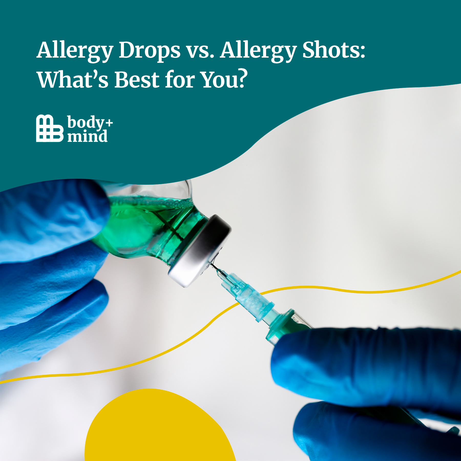 Allergy Drops vs. Allergy Shots: What's Best for You? - Body+Mind Magazine